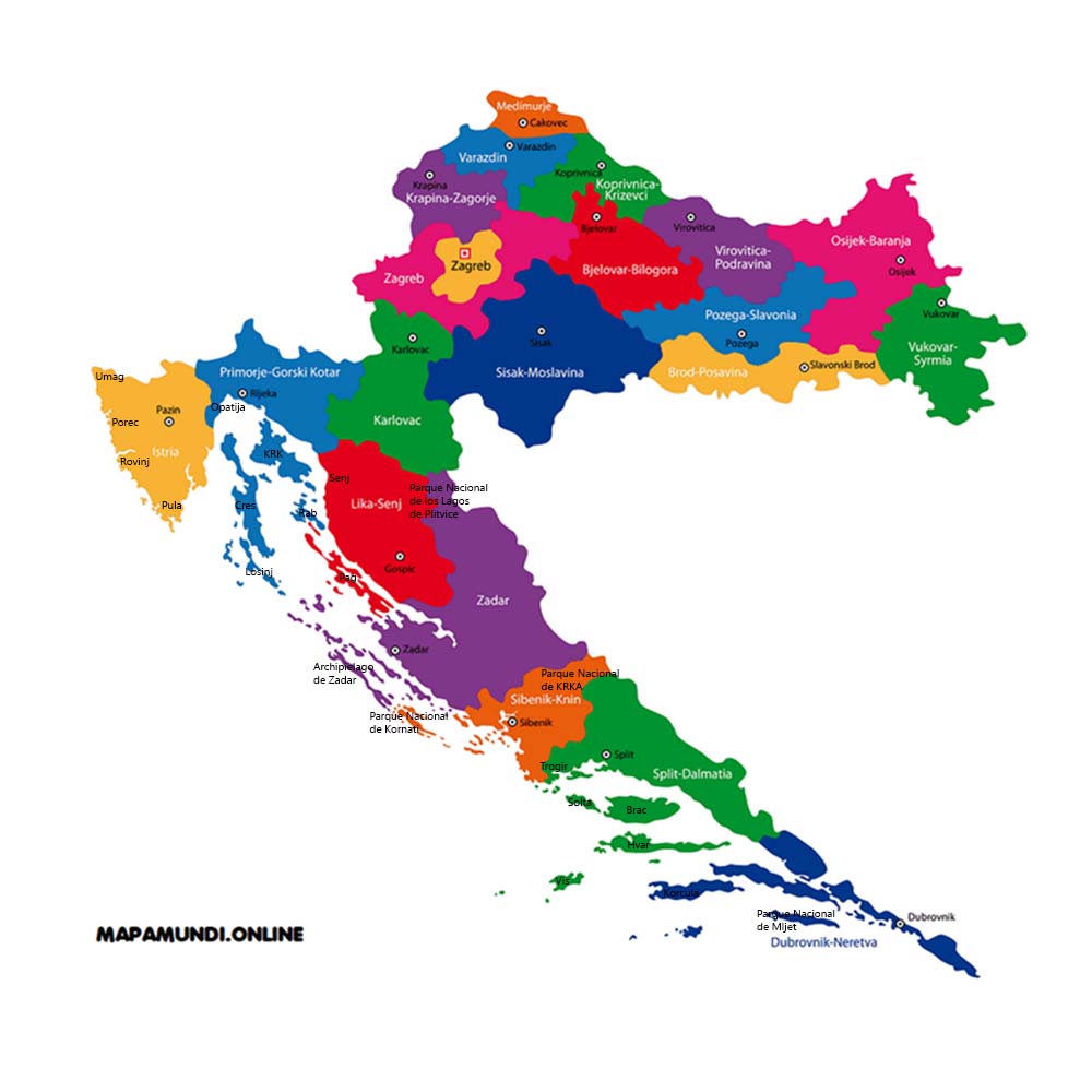 Mapa Tur stico De Croacia Lugares Imprescindibles Experiencias Viajeras Mapa Tur stico De Croacia Lugares Imprescindibles Experiencias Viajeras